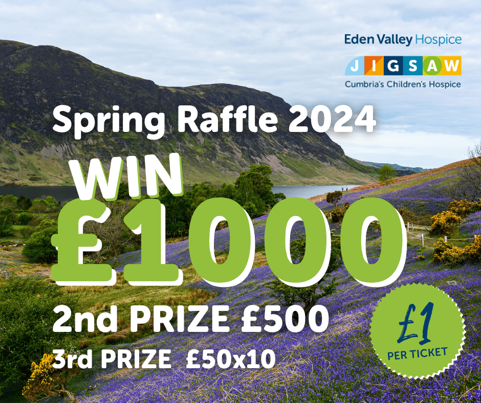 Lottery & raffle - Eden Valley Hospice